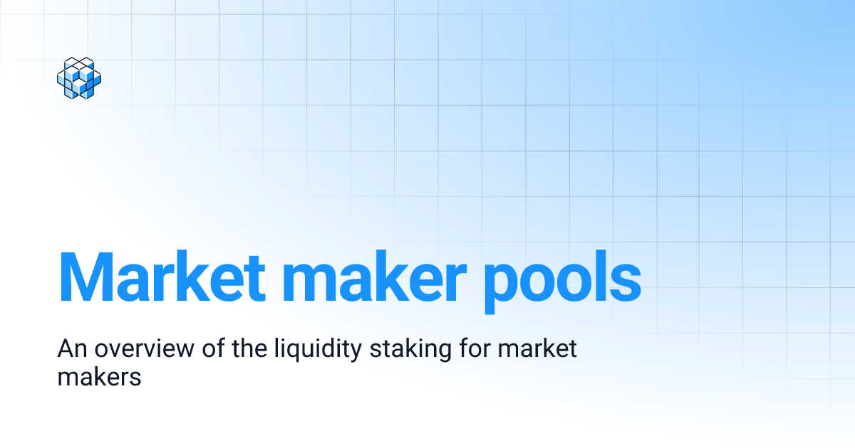 Market maker pools | Equilibrium Docs